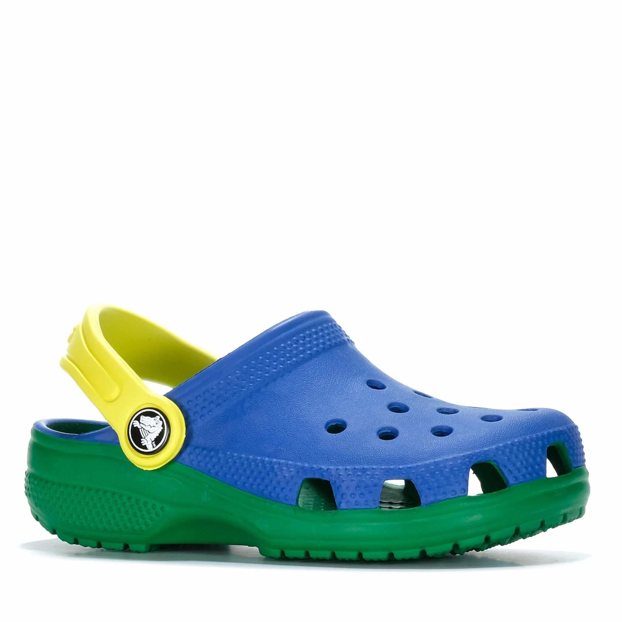 Crocs Kids Classic Retro Sport Clog Blue Bolt | Frames – Frames Footwear